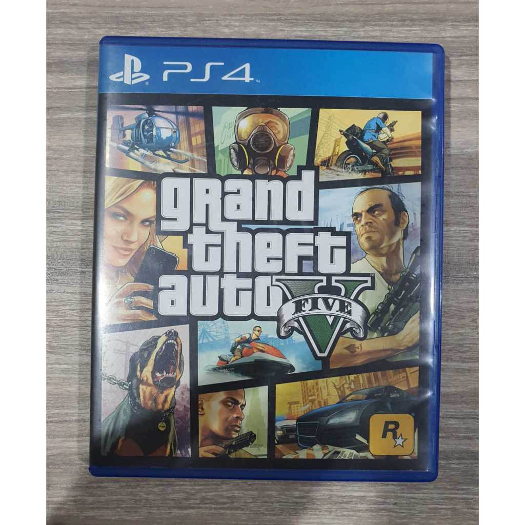Bd Cassette PS4 GTA V REG 3 GTA 5 Grand Theft Auto V Used Second Hand Smooth | Shopee Malaysia