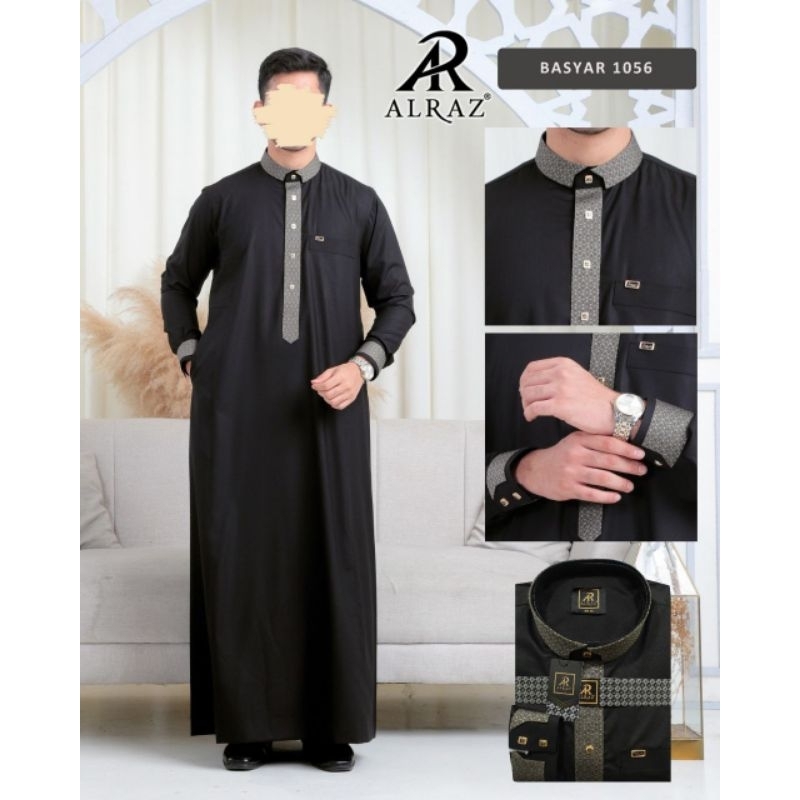 HITAM Saudi Men's Robes | Premium Men's Robe | Al Raz Premium Robe Long ...