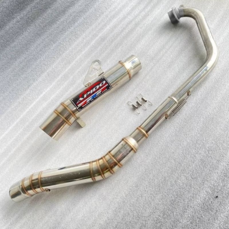 Full set apido Open Tube exhaust raider carb,fi tmx 155 125pinoy euro ...