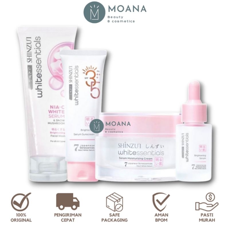 Shinzui Brightening White Essentials Series | Face Wash Cleanser ...