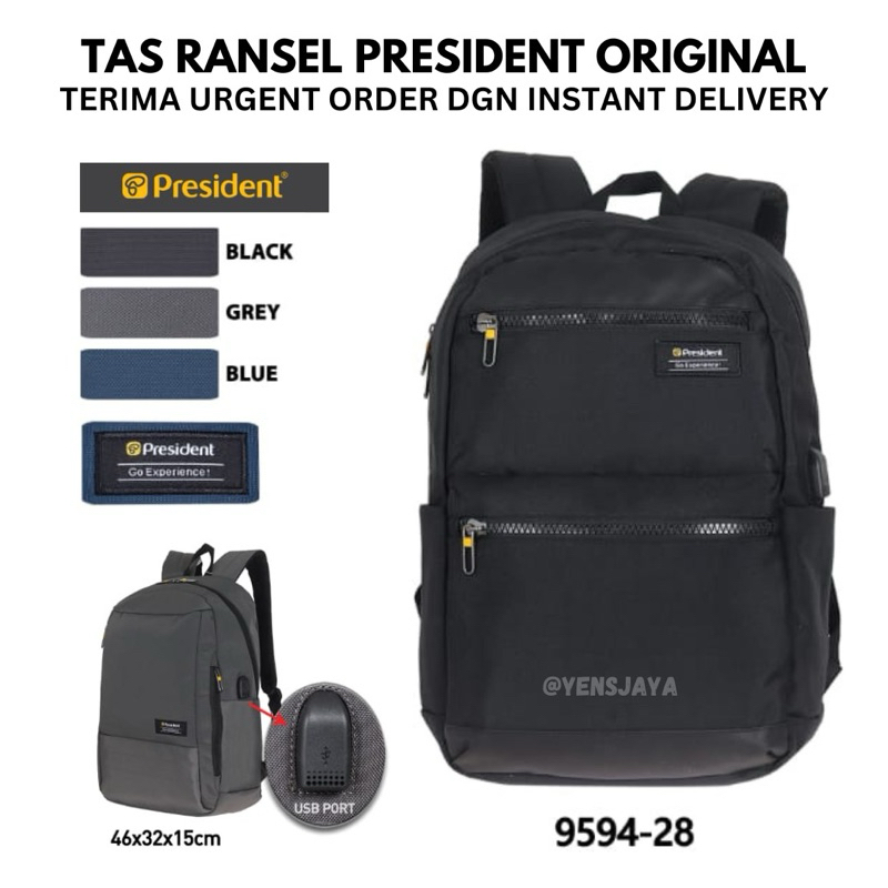 ORIGINAL PRESIDENT MEN'S BACKPACK / LAPTOP BACKPACK / WORK COLLEGE ...