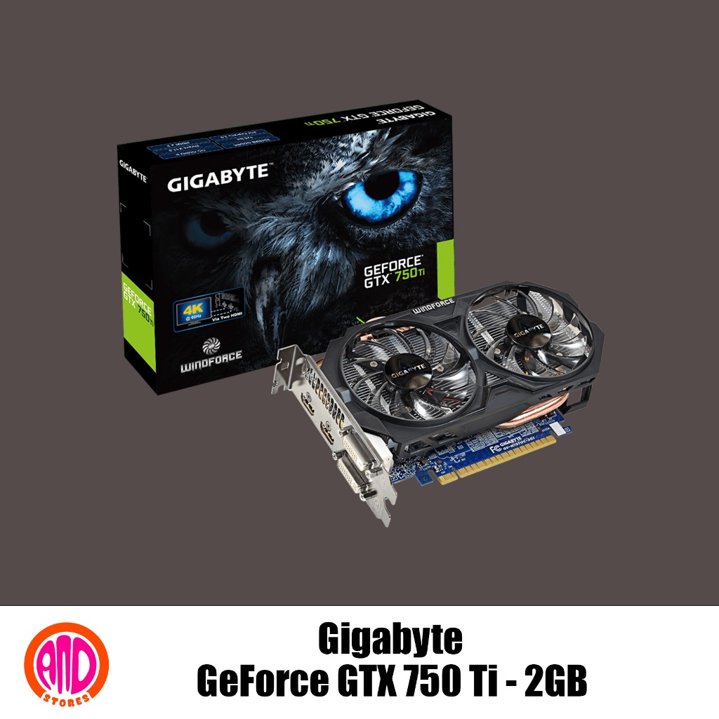 VGA Gigabyte GTX 750Ti 2GB Official Guarantee | Shopee Malaysia