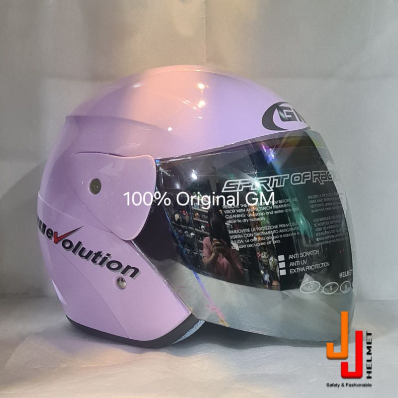 Gm Evo Solid Helmet (Glossy / Lightning) (100% Original GM) | Shopee ...