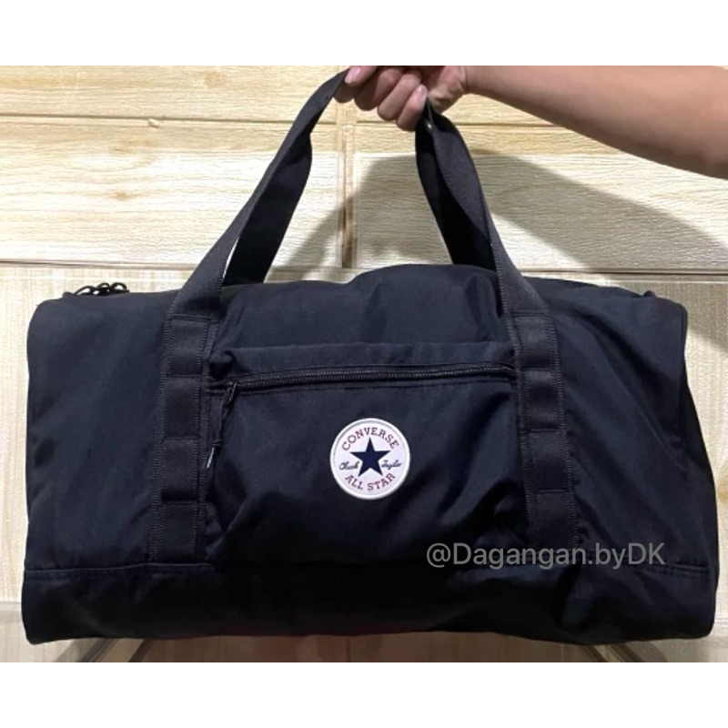 HITAM 100% Original Converse Dufflebag Full Black | Shopee Malaysia