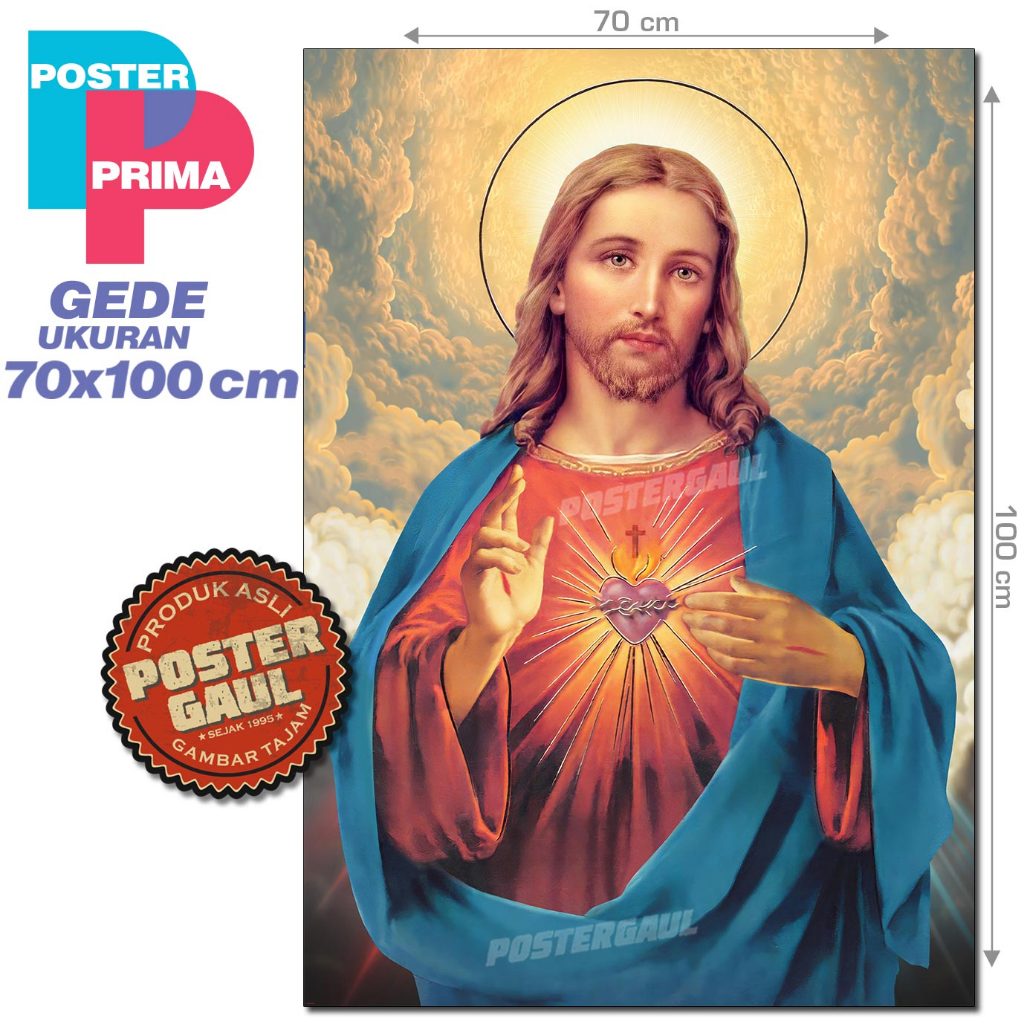 PRIMA Excellent Poster YESUS KRISTUS: BEWARE OF HOLY PT006 - size 70 x ...
