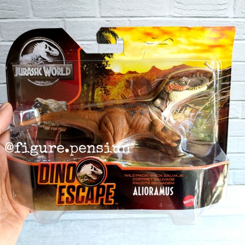 Jurassic WORLD DINO ESCAPE ALIORAMUS WILD PACK COLLECTION MATTEL FIGURE ...