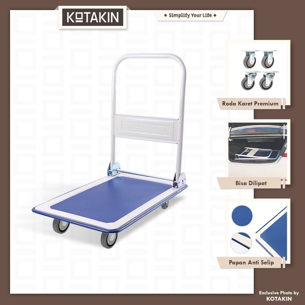 Multi-purpose Iron Aqua Gallon Folding Trolley Handtruck, Folding Goods ...
