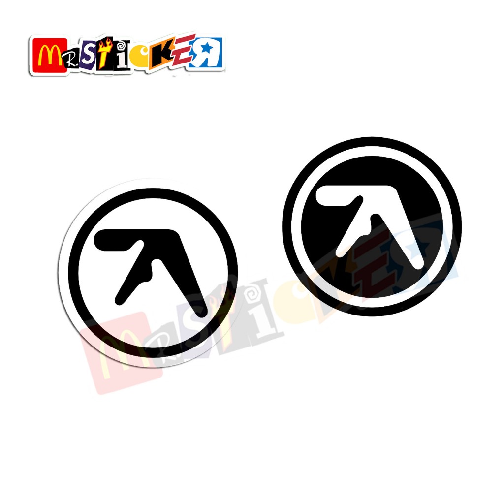 Sticker band Aphex Twin rounded logo sticker DJ EDM | Shopee Malaysia