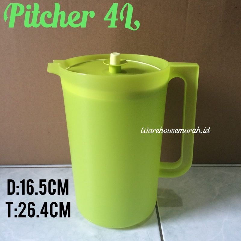 HIJAU 4l Pitcher • green 4 liter teapot by tupperware | Shopee Malaysia