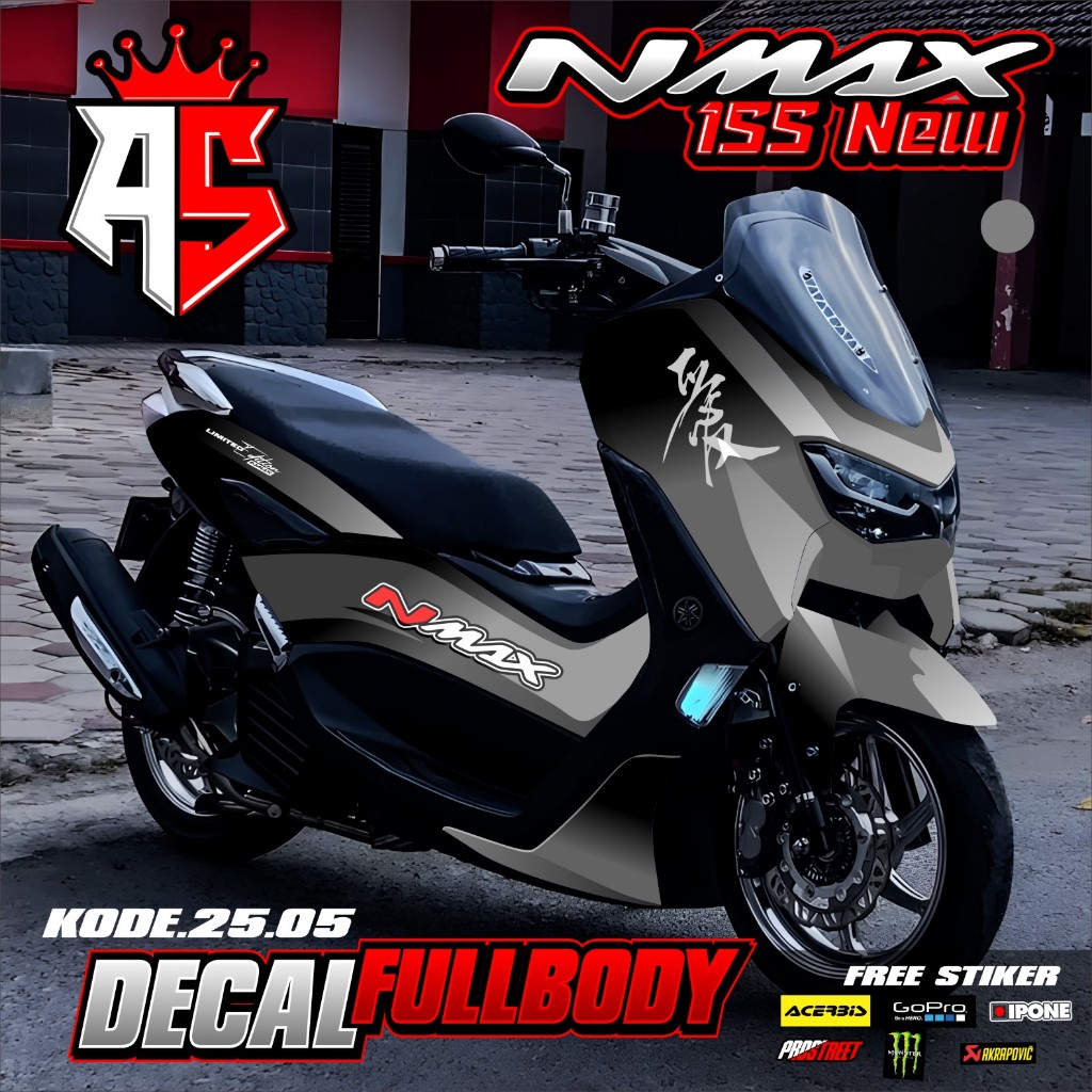 Yamaha Nmax 155 New FullBody Decal Sticker 2020 2021 2022 2023 2024 New ...