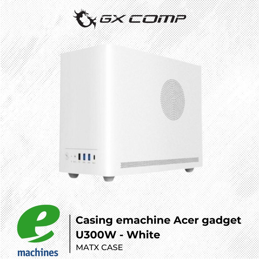 Acer Emacheine Gadget PC Casing U300W m-Atx White - Office / Gaming CPU ...