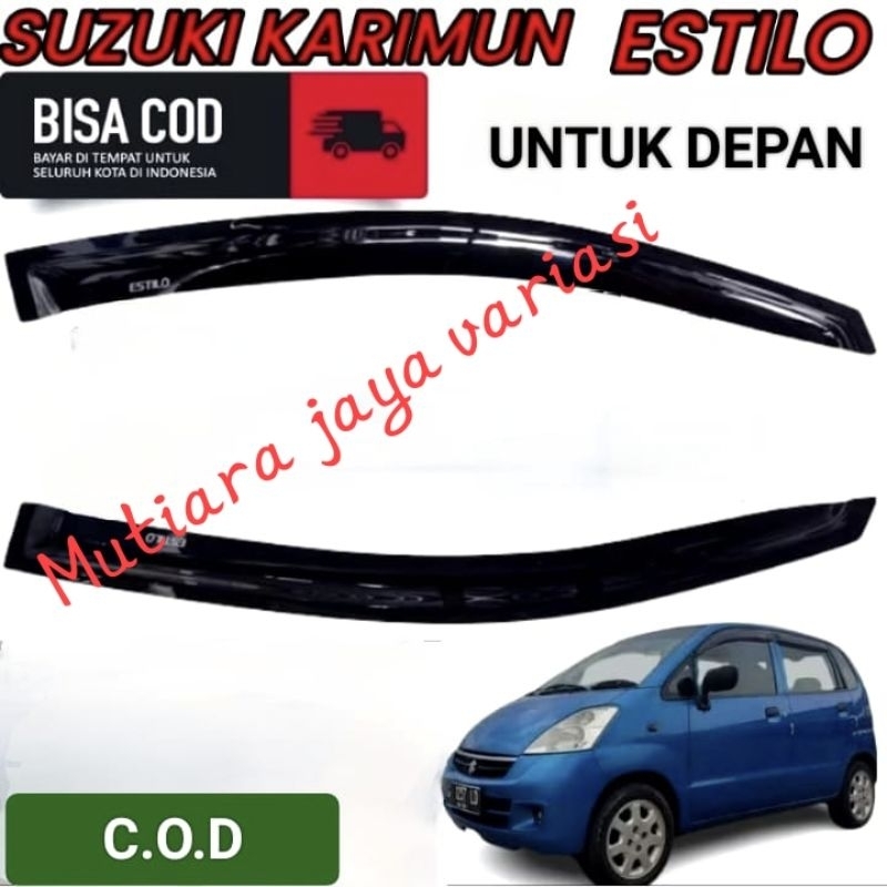 Suzuki KARIMUN ESTILO CAR WATER GUTTERS FOR FRONT SLIM CONVEX MODEL ...