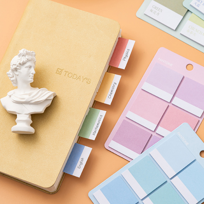 Pantone Sticky Note Colorful Paper Pastel Colors 120 sheets | Shopee ...