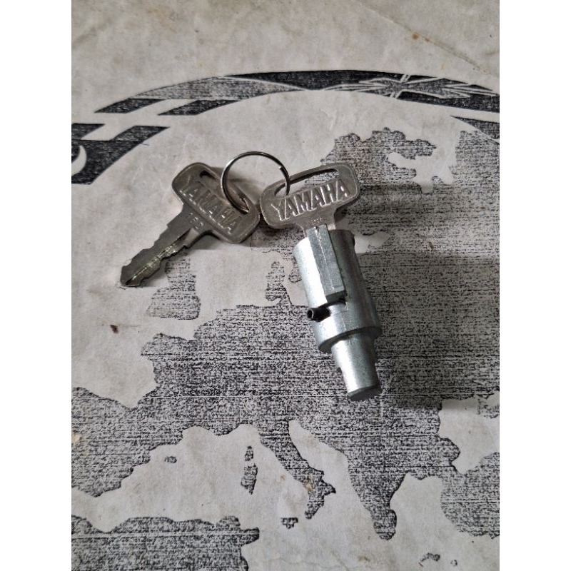 Handlebar Lock Yamaha DT125 DT175 DT250 DT400 RD400 XS360 Steering Lock ...