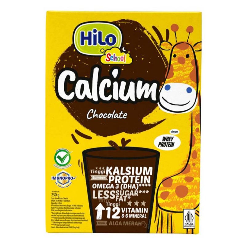 Hilo school chocolate 250 gr high calcium powdered milk | Shopee Malaysia