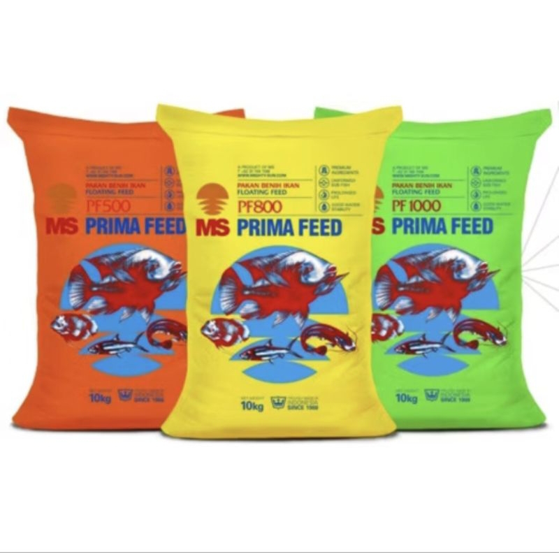 MS Prima Feed PF 500, PF 800 PF 1000 Fish Feed Pellets | Shopee Malaysia