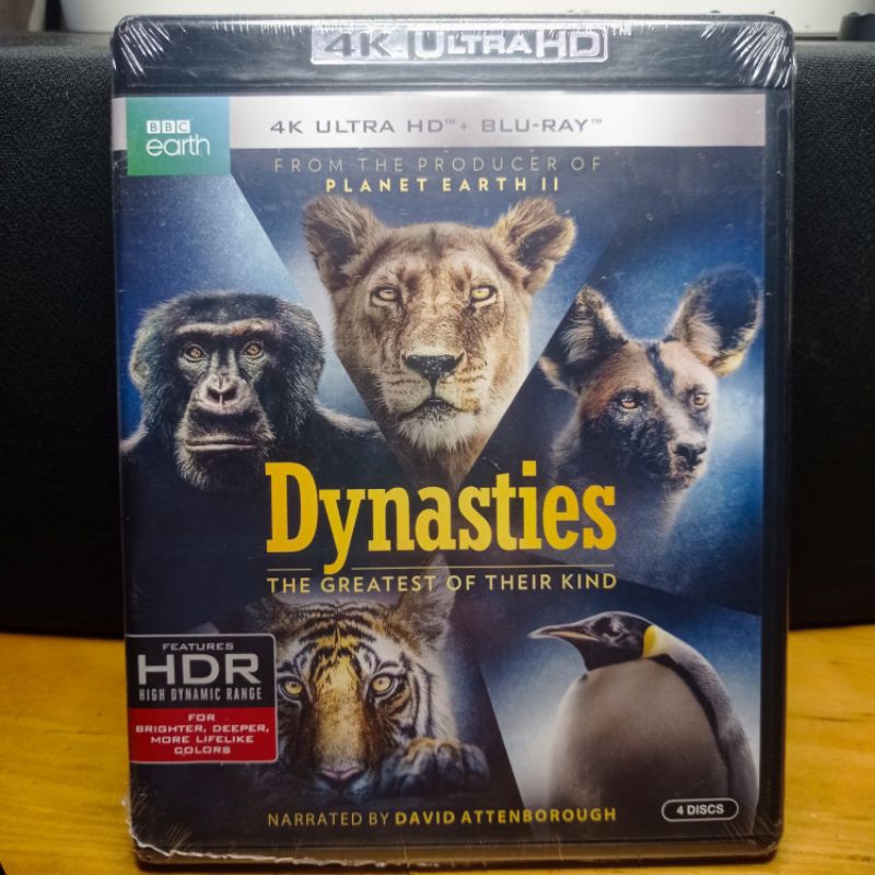 4k uhd ultra hd and blu-ray bluray bd original dynasties the greatest ...