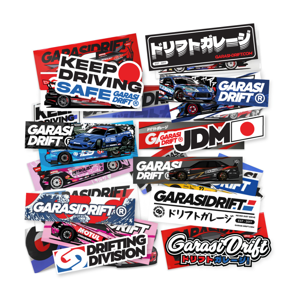 Garage Drift Stickers | Merchandise Drift Garage | Shopee Malaysia