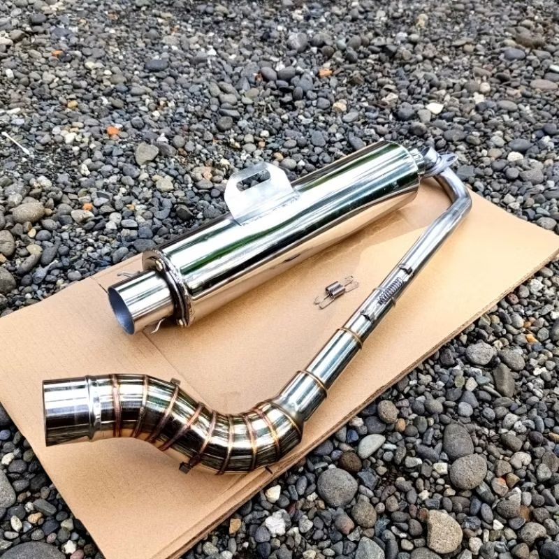 1set Standard Canister Racing Power pipe SGP CKD Big elbow Open pipe ...