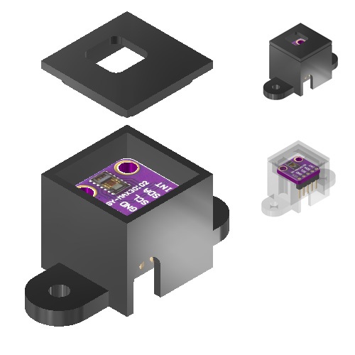 Case GY-MAX30102 PURPLE BOARD MAX30102 Heart Rate and Pulse Oximeter ...