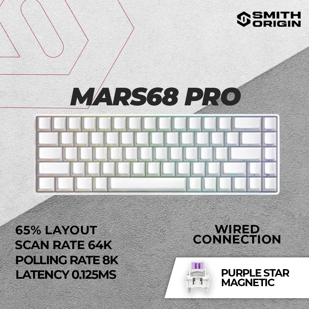 Mars 68 PRO Wired Hall Effect Rapid Trigger Magnetic Switch Gaming Keyboard | Shopee Malaysia