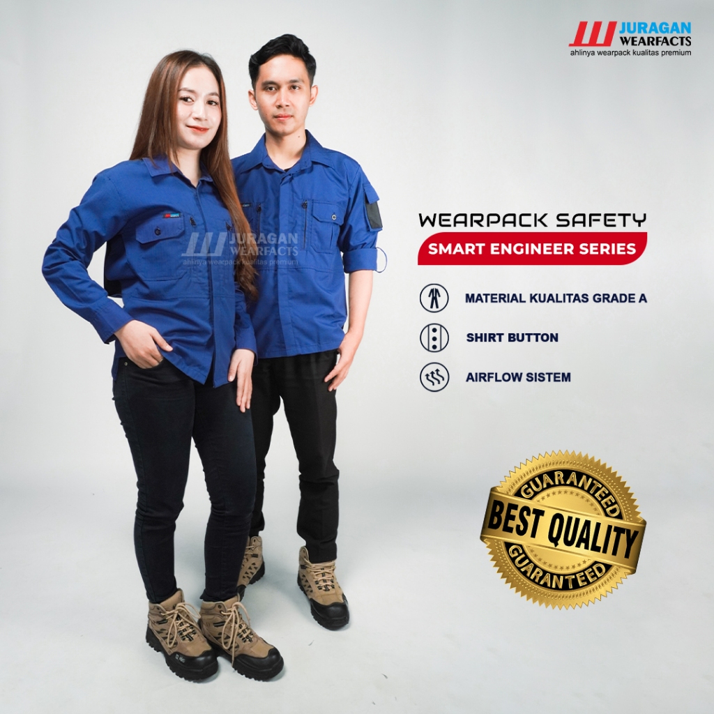 Juragan Wearfacts - Smart Engineer Series Work Wearpack in Navy Blue ...