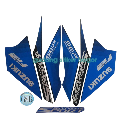 HITAM 2023 2024 skydrive sport Motorcycle striping Sticker Black and ...