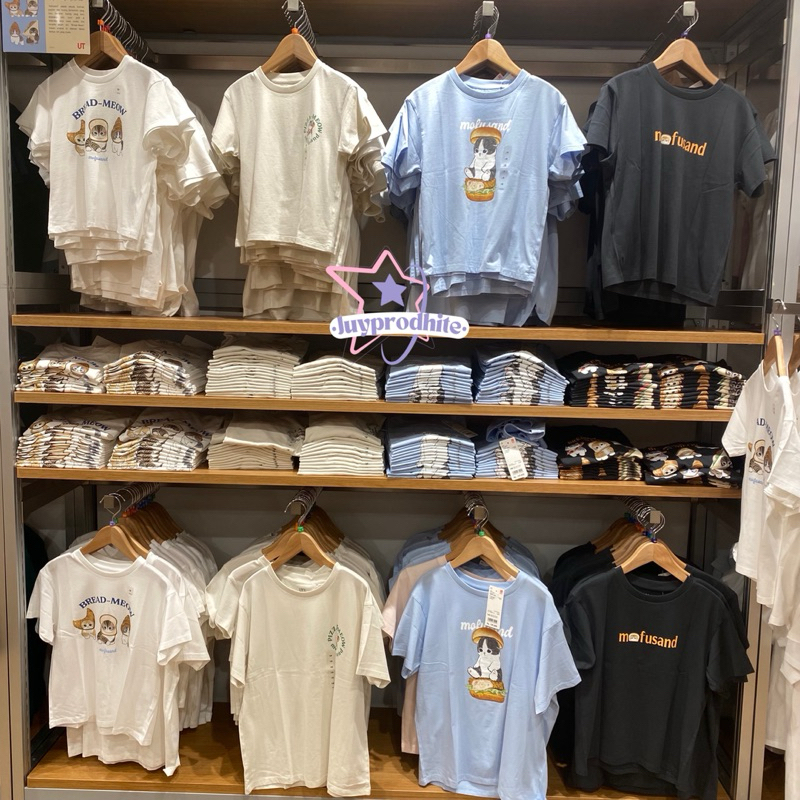 UNIQLO UT MOFUSAND "BREAD-MEOW" ADULT & KIDS | Shopee Malaysia