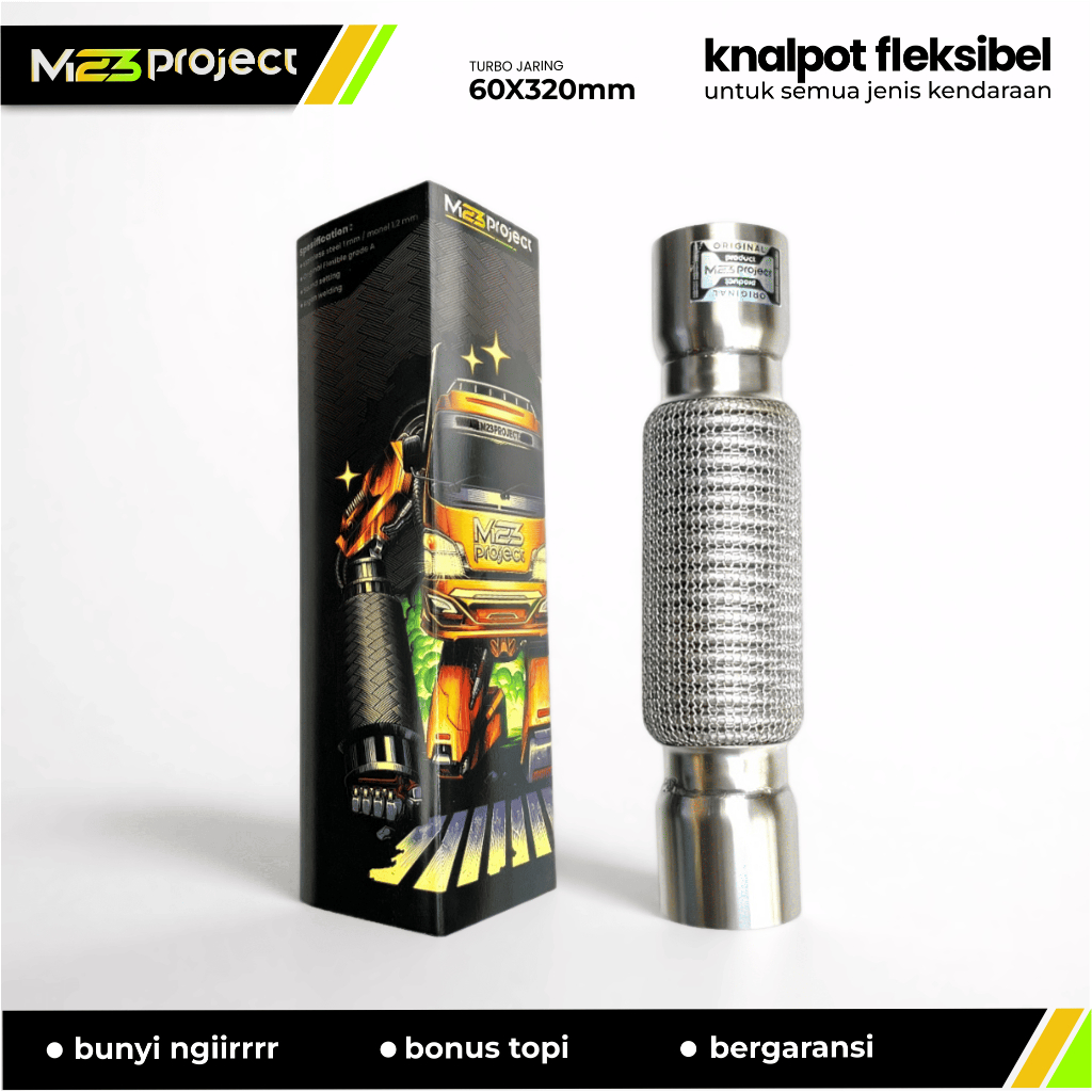 FLEXIBLE EXHAUST SOUND NGIR FOR ORIGINAL TURBO VEHICLES. (CANTER, DUTRO ...