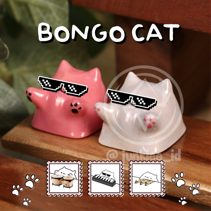 Bongo paint artisan keycaps meme keycap cute funny meme artisan keycaps ...