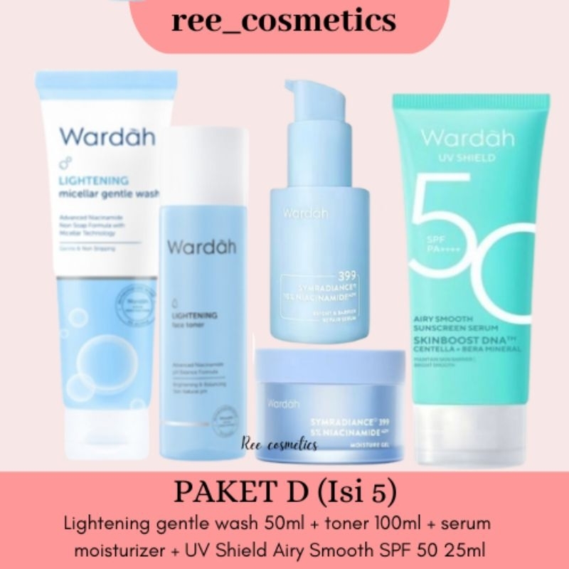WARDAH Symradiance Series 1 Complete Package of Wardah Brightening ...
