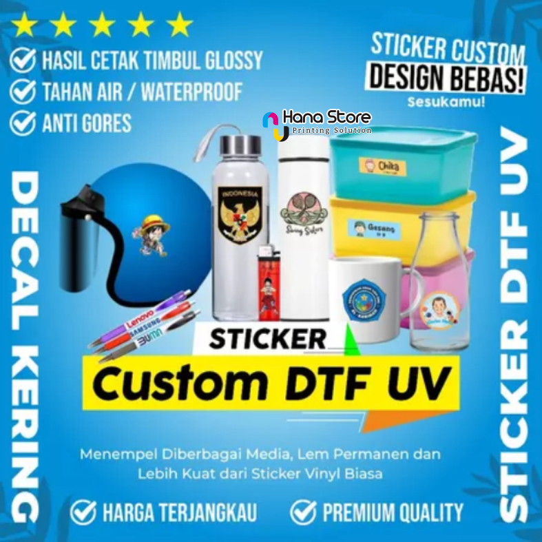 Dtf A3 UV STICKER / DTF UV STICKER / A3 size Embossed STICKER / CUSTOM ...