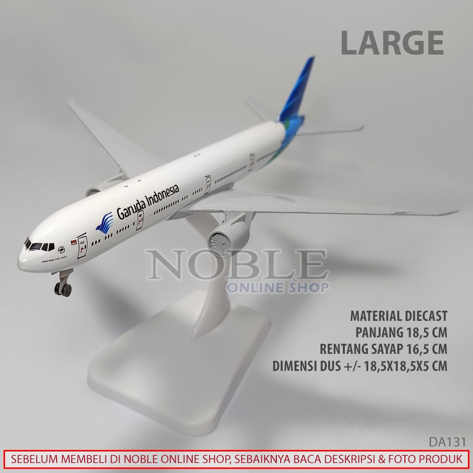 REPLIKA [LARGE] Diecast Garuda Airplane PK-GIF Airports Airplane ...