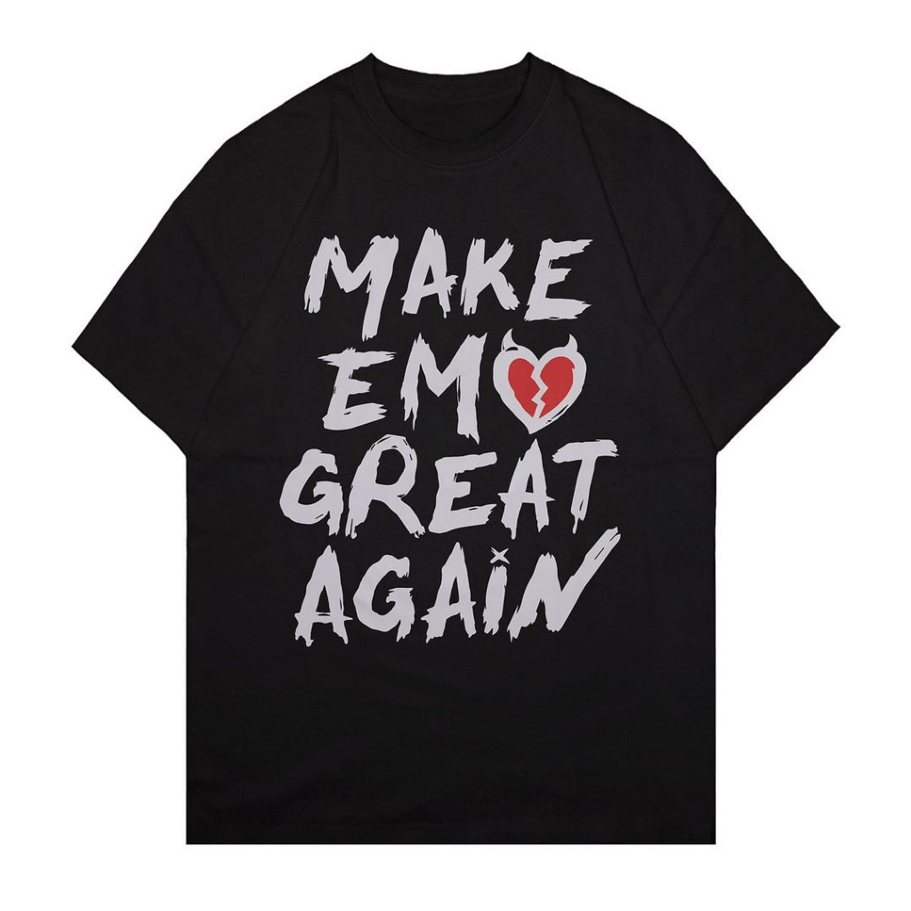 KATUN Make Emo Great Again T-SHIRT Casual New Tshirt Cotton Material | Shopee Malaysia