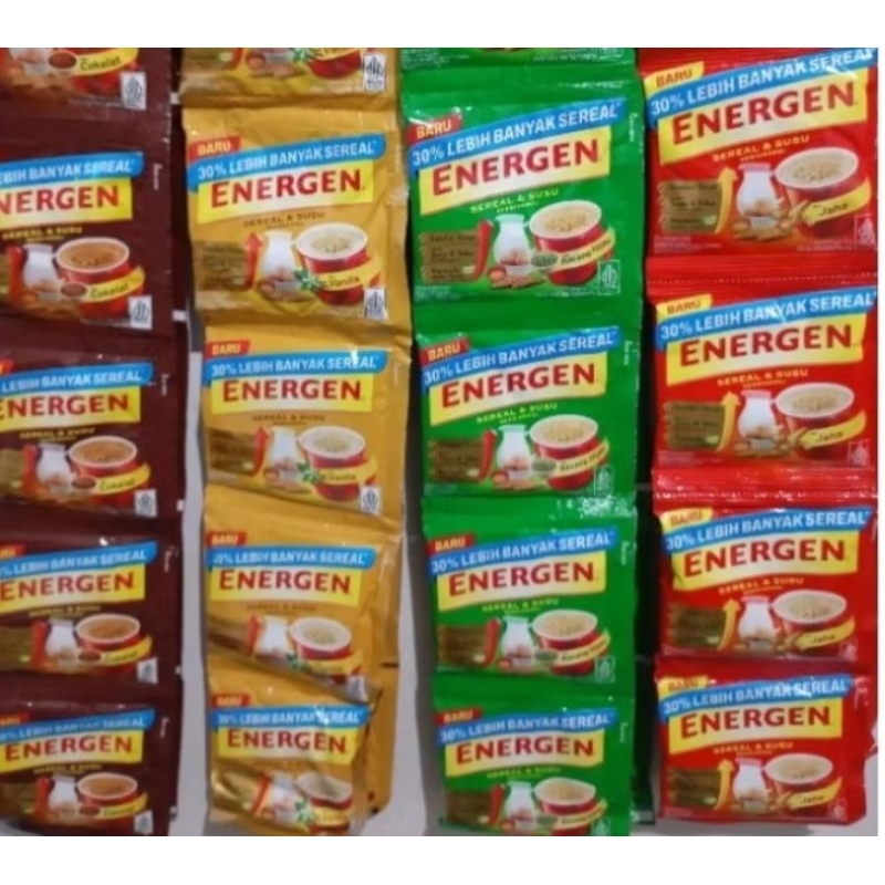 Energen healthy breakfast cereal 1 pack contains 10 | Shopee Malaysia