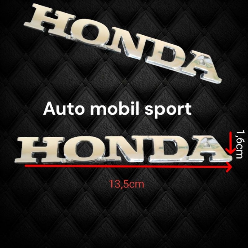 Honda CHROME WRITING EMBLEM UNIVERSAL HONDA MOTORCYCLE | Shopee Malaysia