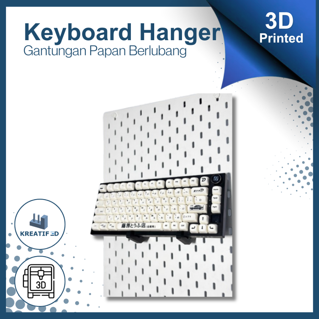 GANTUNGAN 3D Print Hanger / Hook / Mechanical Keyboard Holder / Hook ...