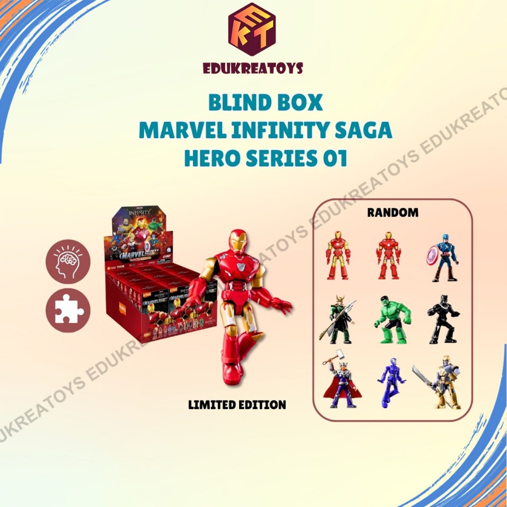 Blokees Infinity Saga Galaxy Version GV01 Blind Box Avengers | Shopee ...