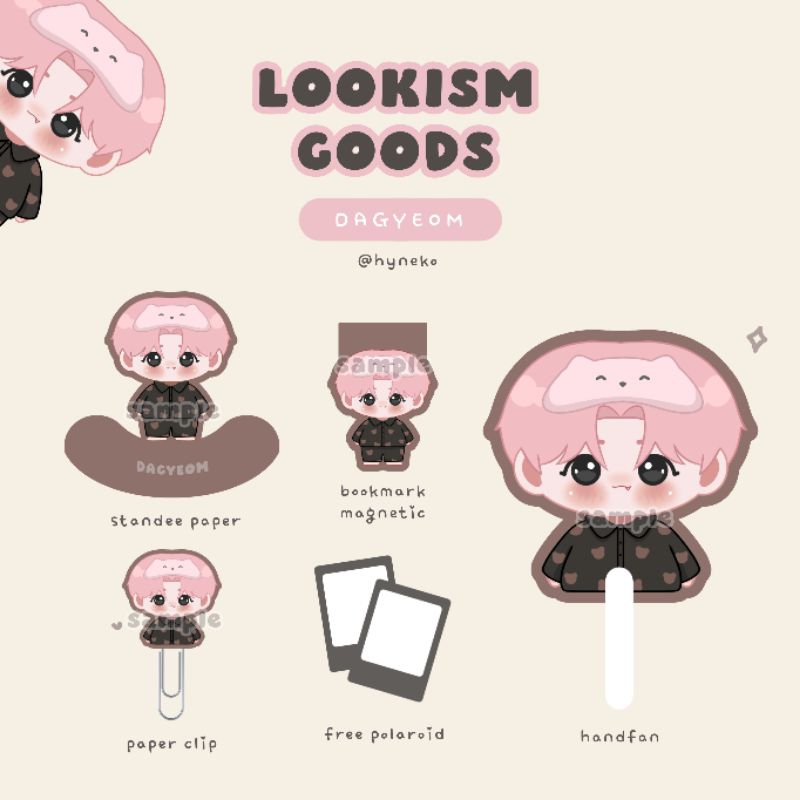 Lookism pajamas chibi goods set | Shopee Malaysia