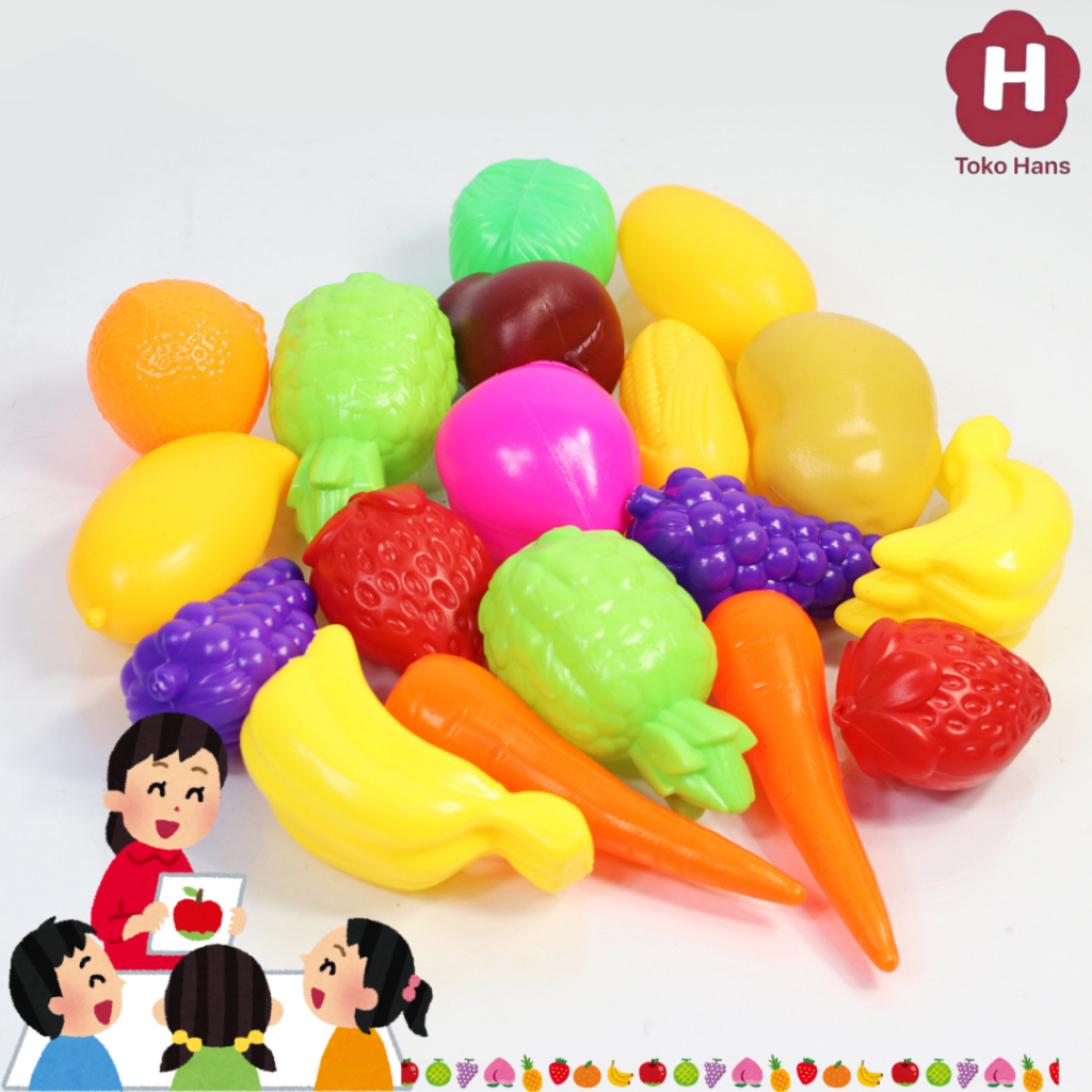 Hth Educational Toys Fruits Toy Montessori Sensory Game Train Children ...