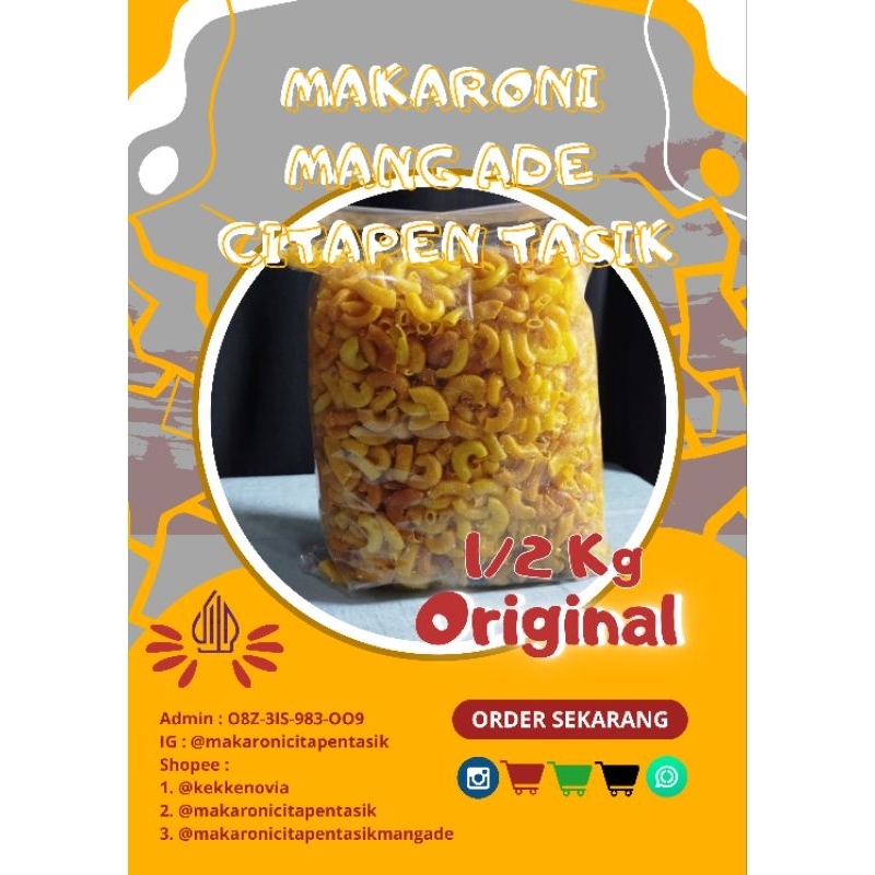 Tasik Mang Ade Original Citape Macaroni 1/2KG | Shopee Malaysia