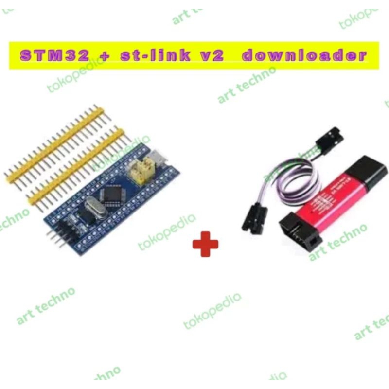 Bundling set stm32 + st-link v2 STM32F103C6T8 stm-32 | Shopee Malaysia