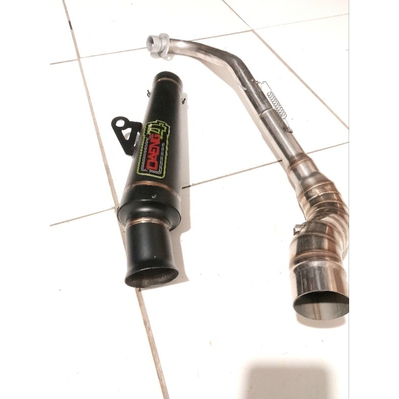 Daeng sai4 Pipe canister conical open specs exhaust Pipe for Wave 125 ...