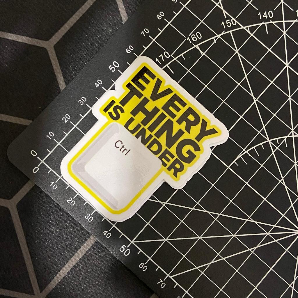 [Single Sticker] aesthetic EVERYTHING UNDER CONTROL stickers ...