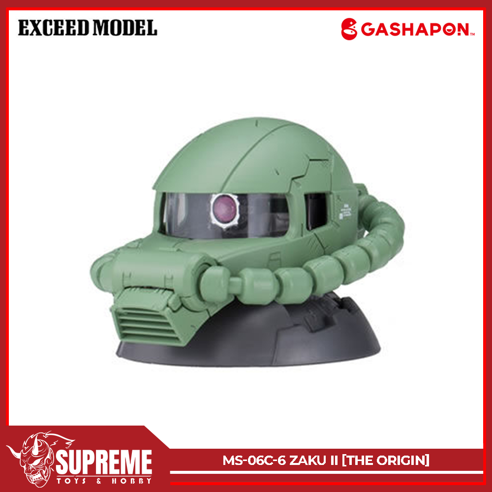 EXCEED Gundam Model Zaku Head 5 - MS-06C-6 Zaku II (The Origin ...