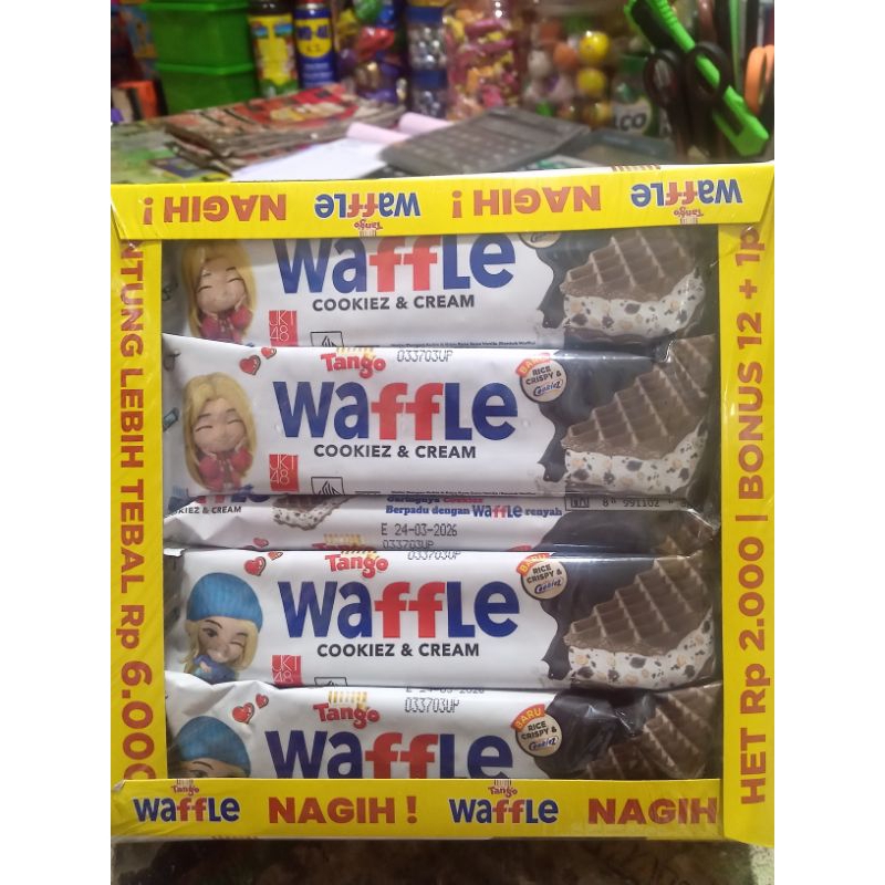 Tanggo Waffle Wafer Box contains 12 pcs | Shopee Malaysia
