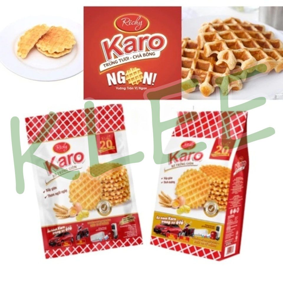 Richy Karo Crispy Butter Waffles - 100% Fresh Egg Waffle Biscuits ...