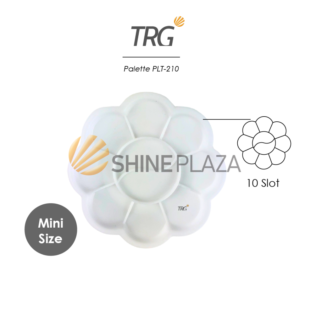 TRG Small Watercolor Acrylic Painting Mat Palette Poster PLT-210 ...