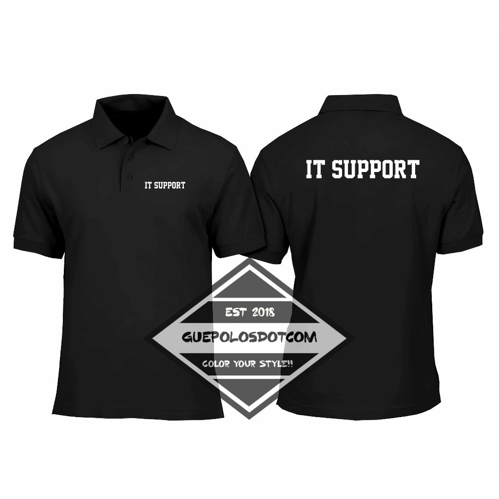 IT SUPPORT COLLAR POLOSHIRT - IT SUPPORT Collared Shirt - COOL IT ...
