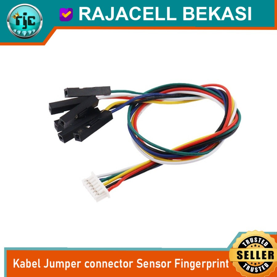 Micro JST 6P Fingerprint Sensor Jumper Connector Cable 1.25mm to Dupont ...